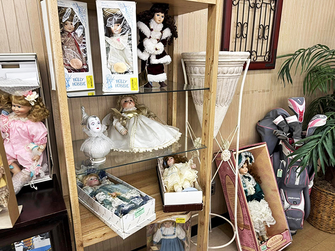 The doll collection might be watching you shop, but at these prices, you can afford to bring home a new porcelain friend&mdash;or start a tiny army.