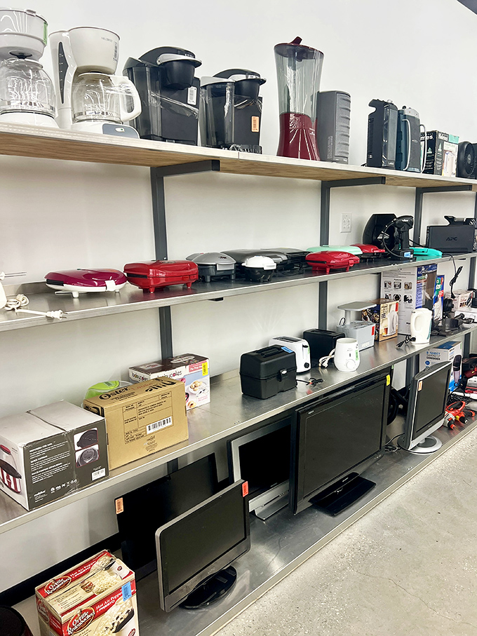 The small appliance section&mdash;where coffee makers and toasters get their second act. Like Broadway understudies finally getting their moment in the spotlight.