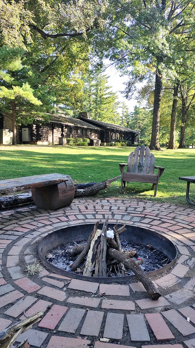 The perfect campfire circle&mdash;where ghost stories improve exponentially and marshmallows meet their delicious doom under starlit Illinois skies.
