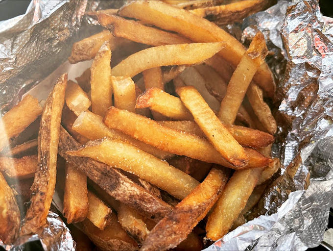 These aren't just fries; they're the supporting actors that deserve their own Oscar in the daily drama of "Lunch Done Right."