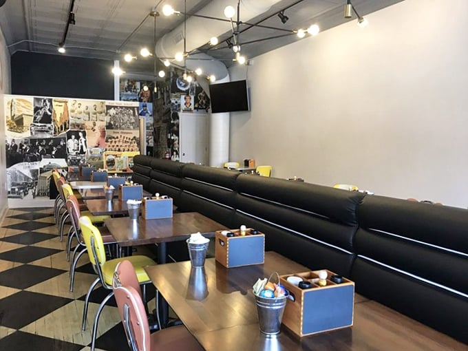 The interior feels like the cool apartment your college friend had&mdash;if that friend also happened to be an excellent short-order cook.