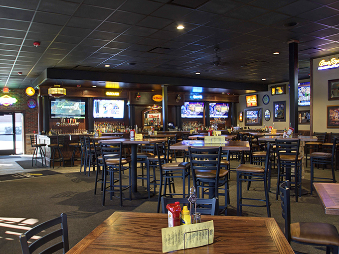The dining room has that perfect lived-in feel, like your favorite pair of jeans that somehow look better with age.