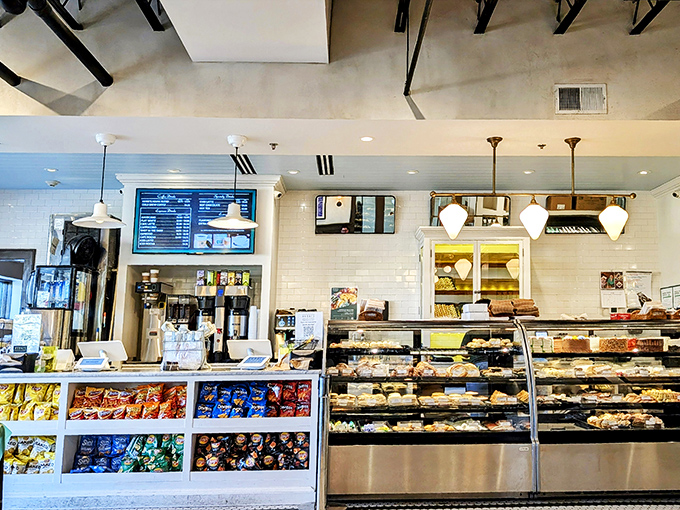 The bakery counter that has launched a thousand diet cheat days&mdash;gleaming glass cases showcasing pastry artistry that's impossible to resist.