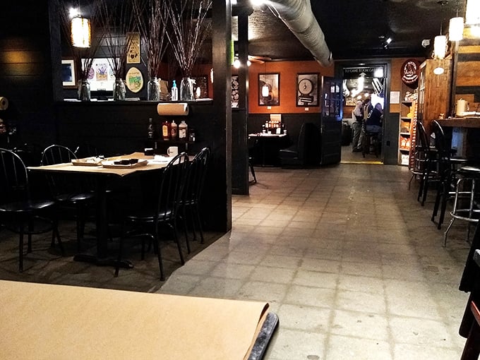 The dining room feels like the living room of that friend who always throws the best dinner parties &ndash; comfortable, inviting, and promising good times.