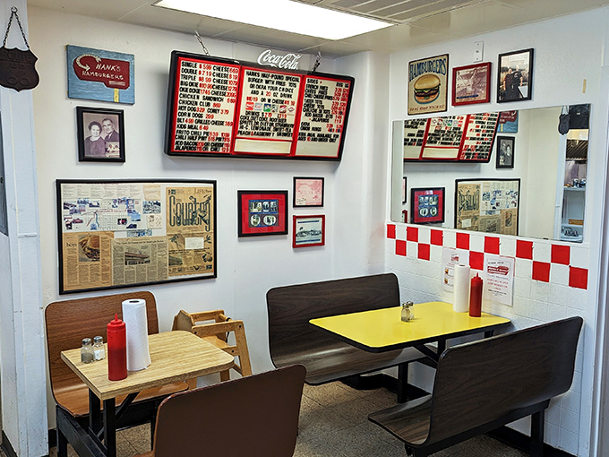 Every framed newspaper clipping and vintage photo tells a story. These walls have witnessed more Tulsa history than most history books.