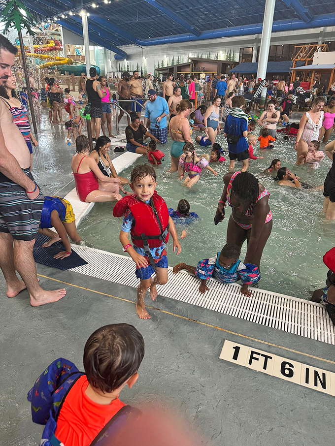 Where childhood excitement meets parental anxiety&mdash;that delicate balance of "Have fun!" and "For heaven's sake, keep your head above water!"