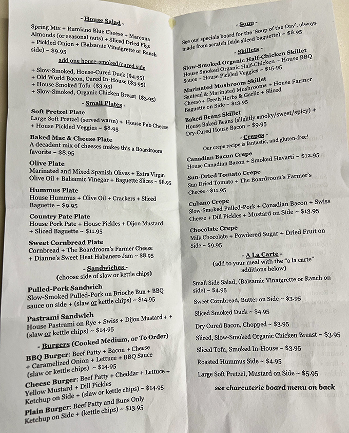 This menu reads like a love letter to locally-sourced ingredients, with each dish telling the story of Humboldt County's agricultural bounty.