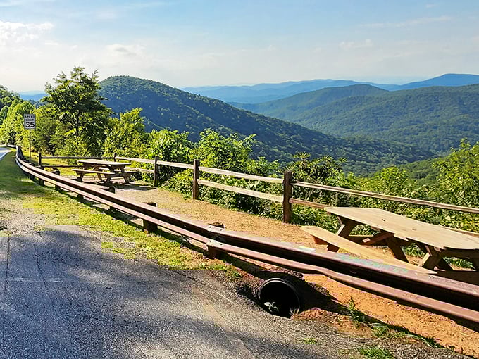 Picnic tables with million-dollar views don't require reservations. Just bring lunch, your favorite people, and a willingness to be awestruck.