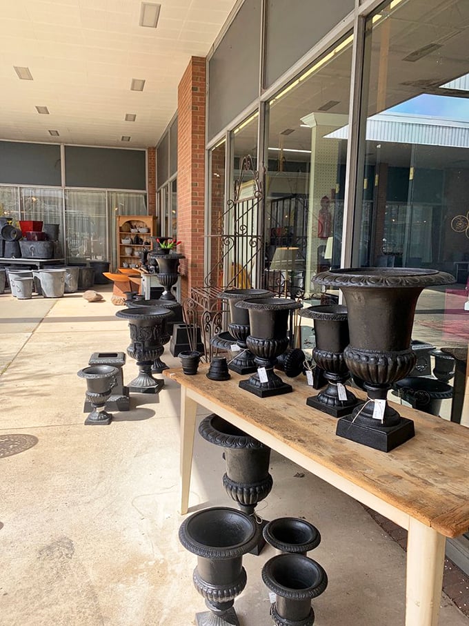 Garden urns with the gravitas of ancient Roman artifacts. These aren't your big box store planters&mdash;these have witnessed history (or at least several decades of it).