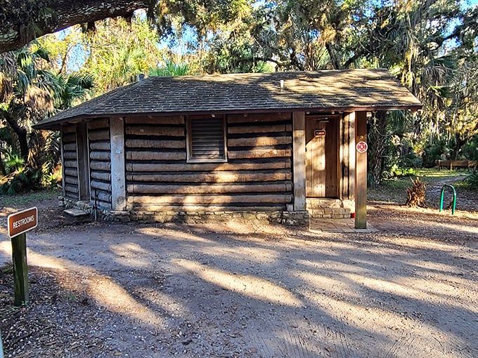 This rustic cabin isn't the set of a wilderness reality show—it's authentic CCC craftsmanship from when Instagram filters were just called "shade."