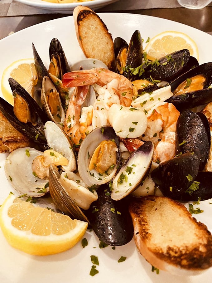 The seafood platter that answers the eternal question: "What if the ocean's best offerings decided to throw a party on your plate?"