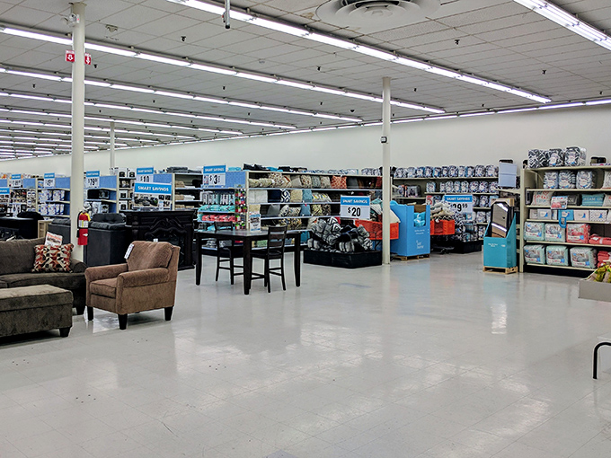The furniture section&mdash;where "just browsing" turns into "I've mentally redecorated my entire living room" faster than you can say "clearance."