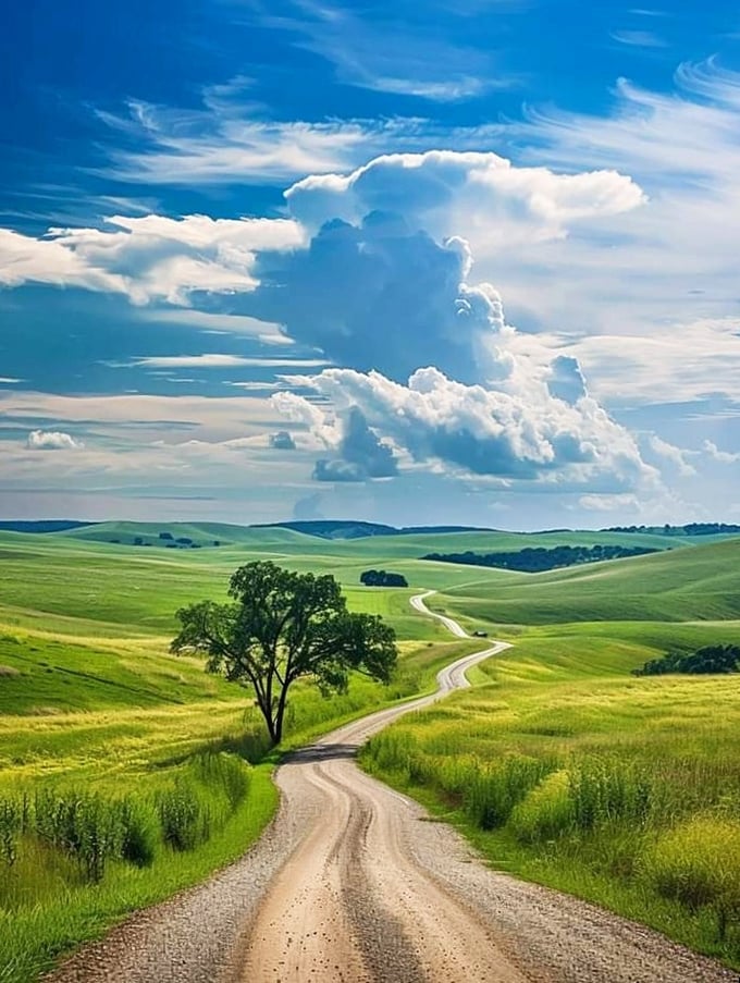 Cloud-watching elevated to an Olympic sport. The sky here puts on a better show than most streaming services.