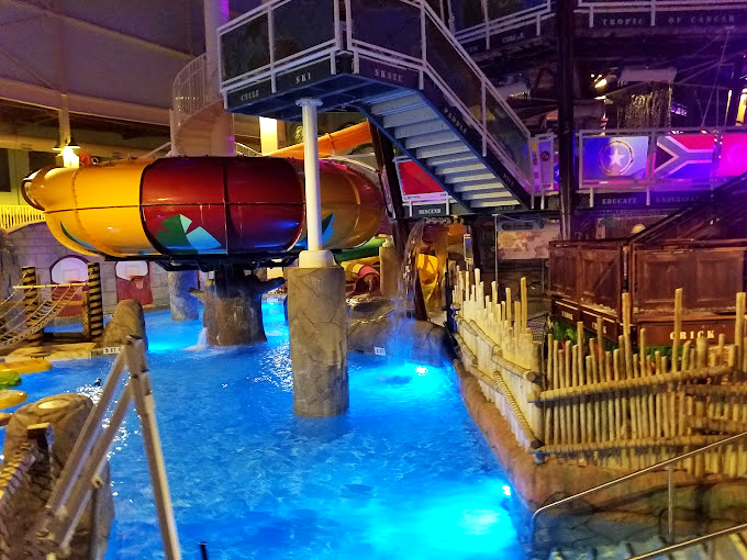 The multi-level design means you're always just one staircase away from your next water-powered adventure.