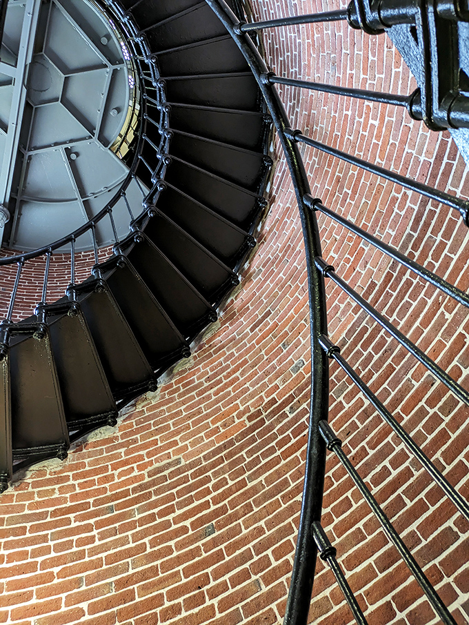 Spiral staircases: beautiful, historic, and nature's way of telling you to reconsider that second helping of clam chowder from lunch.