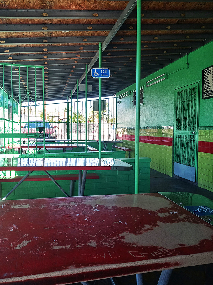 The dining area feels like stepping into a time capsule where the only thing that's changed is how many people have discovered this gem.