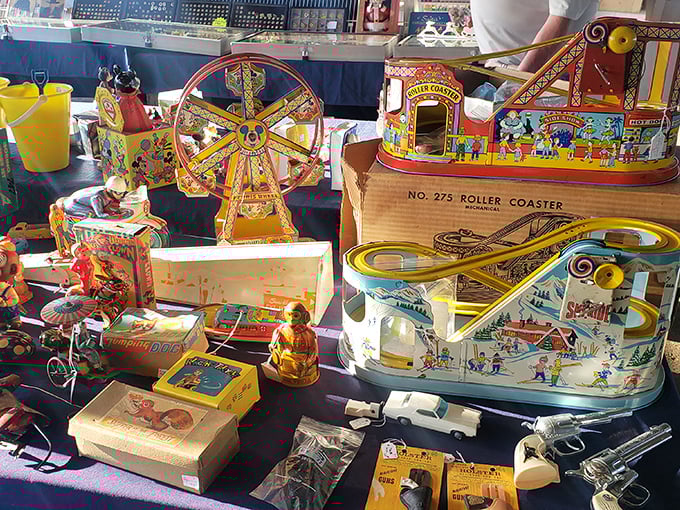 Long corridors lined with treasures where one person's "finally cleaning out the attic" becomes another's "perfect addition to my collection."