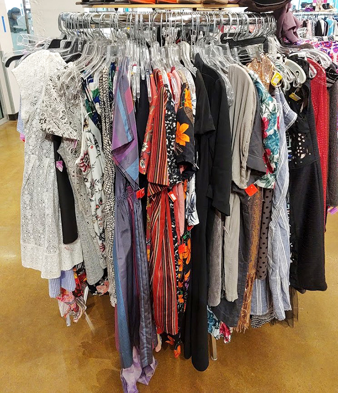 The dress rack &ndash; where someone's "what was I thinking?" moment becomes your new favorite outfit for less than the price of brunch.