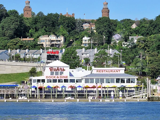 Bahrs Landing: That iconic waterfront silhouette has been satisfying seafood cravings since before Instagram could document it.