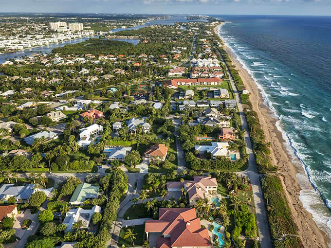 The residential waterways of Boynton Beach create neighborhoods where your morning coffee comes with a water view and possibly a visiting manatee.