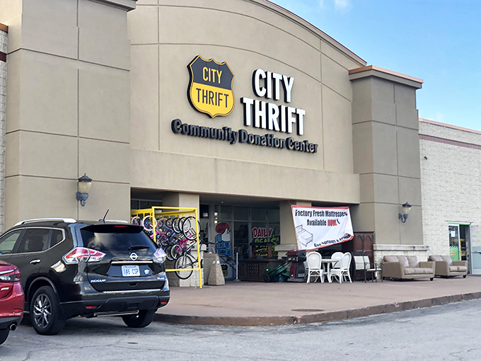City Thrift: With a grand entrance that rivals department stores, this thrift emporium proves secondhand shopping has gone thoroughly upscale.
