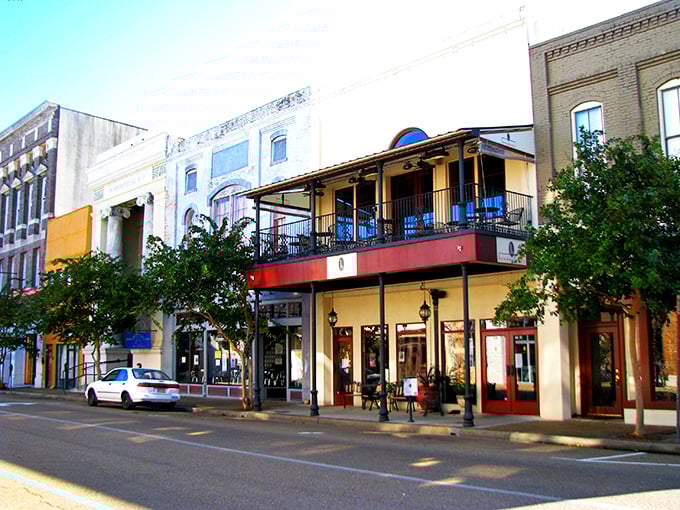 Hattiesburg's brick-paved downtown feels like a discovery every time. Those storefronts practically invite window shopping. 