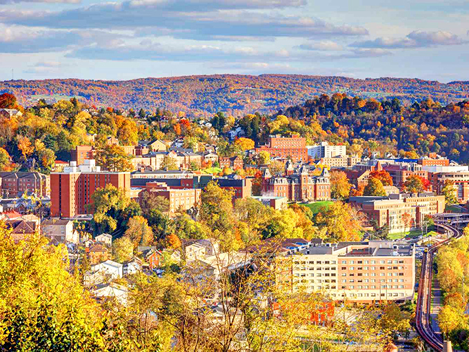 Morgantown in autumn &ndash; where Mother Nature puts on a free show that makes leaf-peepers from expensive states deeply jealous.