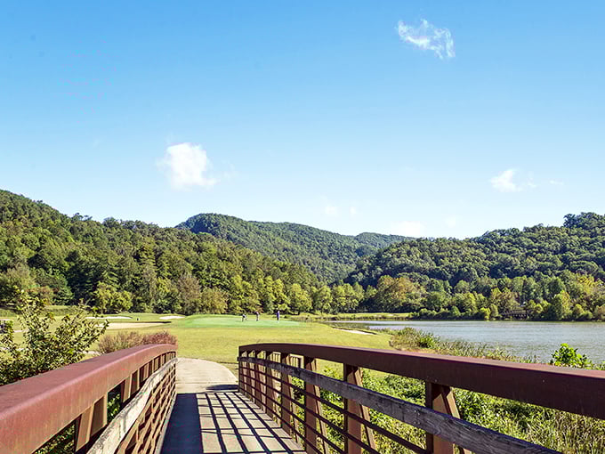 Pine Mountain's breathtaking vista stretches for miles – worth every step of the climb and then some.