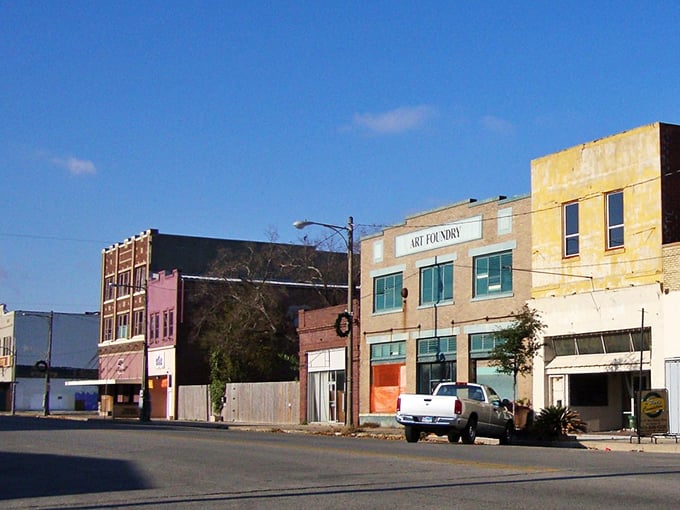 Port Arthur's industrial backdrop creates an unexpected beauty &ndash; like finding poetry in the pages of an engineering manual.