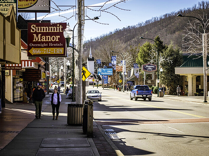 Tellico Plains &ndash; where the road curves, the river flows, and time seems to move at nature's unhurried pace.