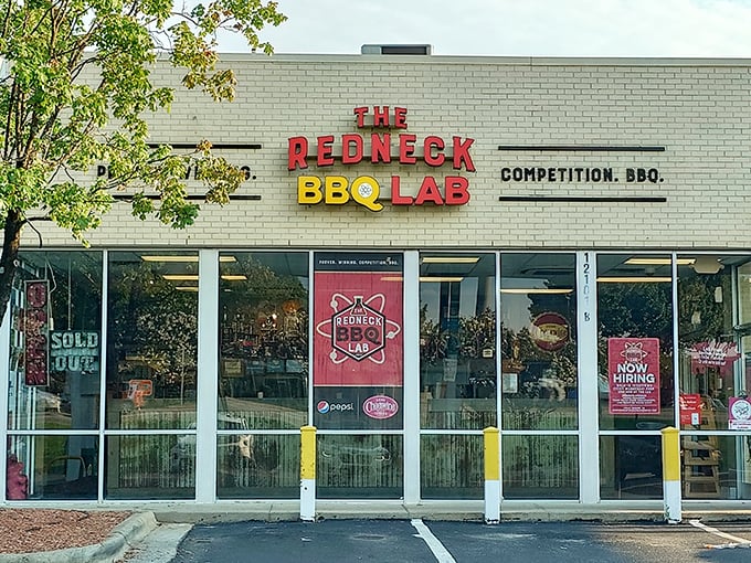 The Redneck BBQ Lab's storefront isn't just eye-catching&mdash;it's a hint that something brilliantly experimental is happening to traditional barbecue inside.
