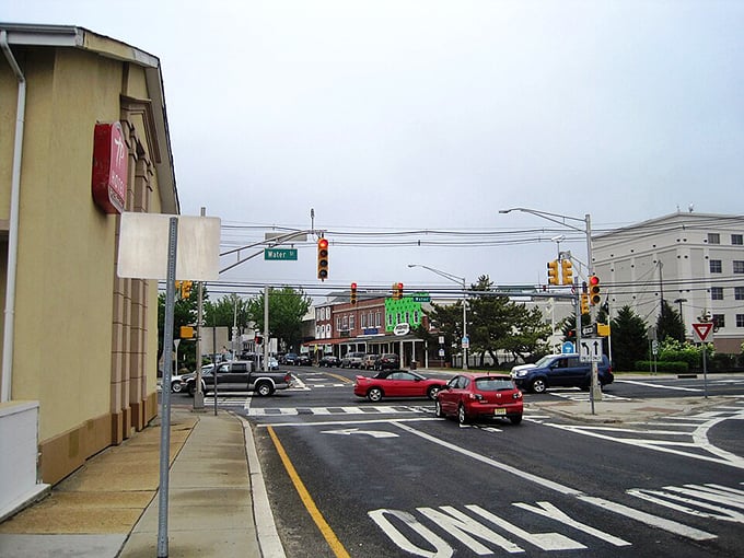 Toms River's downtown intersection captures the essence of affordable suburban life&mdash;convenience without the commuter price tag.