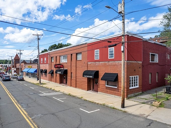 Ware's distinctive red brick architecture stands as testament to New England's industrial heritage and small-town resilience.