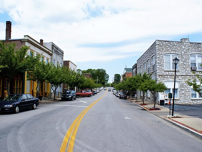 Wilmore dresses up for spring with cherry blossoms that turn an ordinary small-town street into something magical.