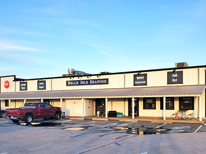 What this modest seafood spot lacks in frills, it makes up for with portions that make you wonder if they misunderstood the concept of "serving size."
