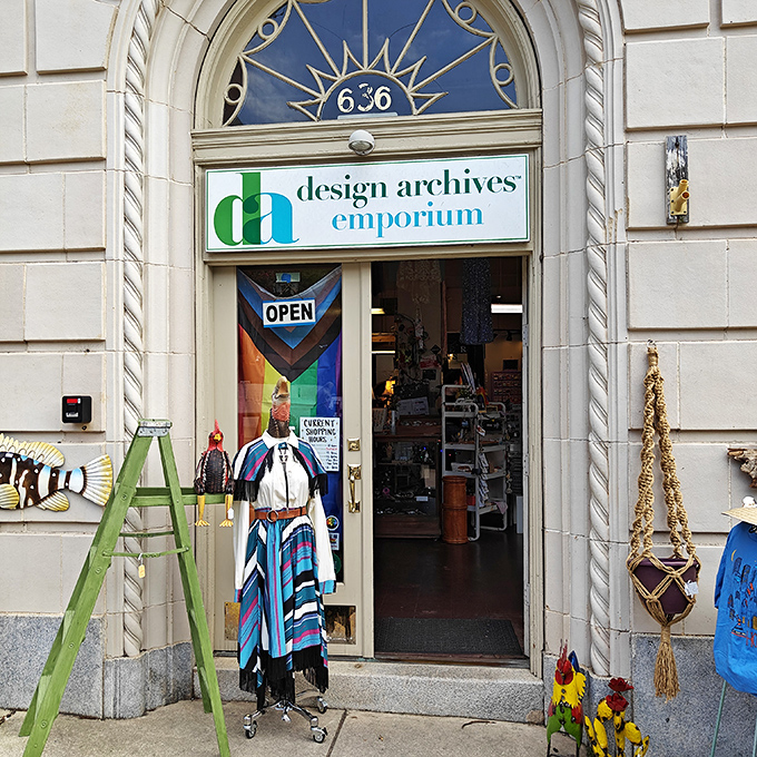 That little red wagon outside perfectly captures the nostalgic charm you'll find inside this vintage wonderland.