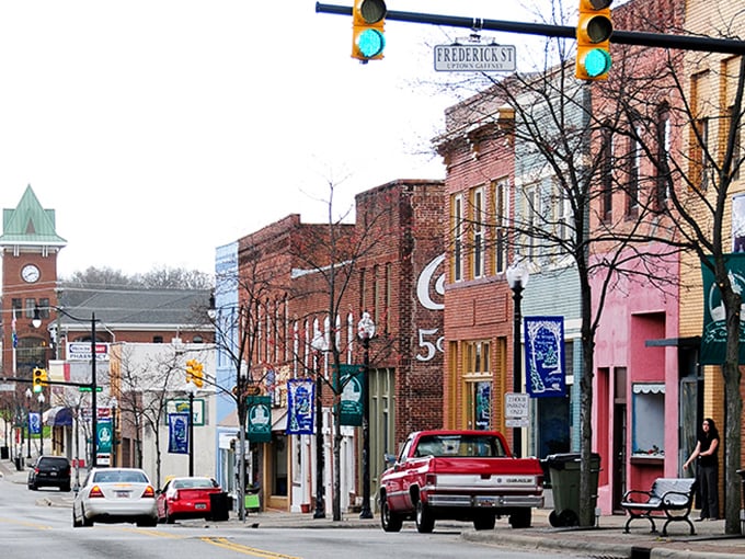 Historic buildings line Gaffney's downtown, where your retirement check covers more than just the basics&mdash;it funds an actual lifestyle.