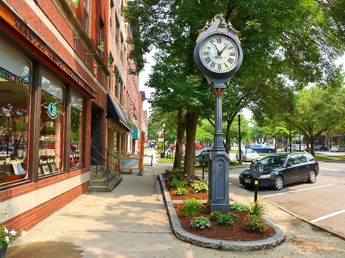 The iconic clock in downtown Keene has witnessed countless first dates, marriage proposals, and retirement celebrations over decades.