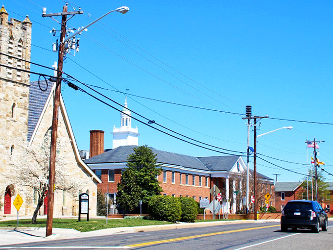 Main Street La Plata looks like it was designed specifically for leisurely window shopping and ice cream cones.