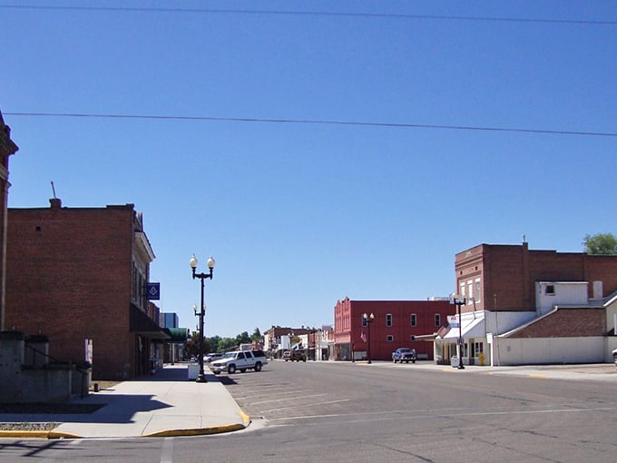 The historic storefronts of Payette stand shoulder-to-shoulder like old friends who've weathered a century of change together.