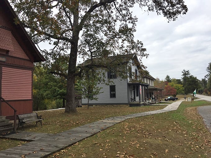 This wooden bridge marks the entrance to a community where history isn't just remembered&mdash;it's still being lived.