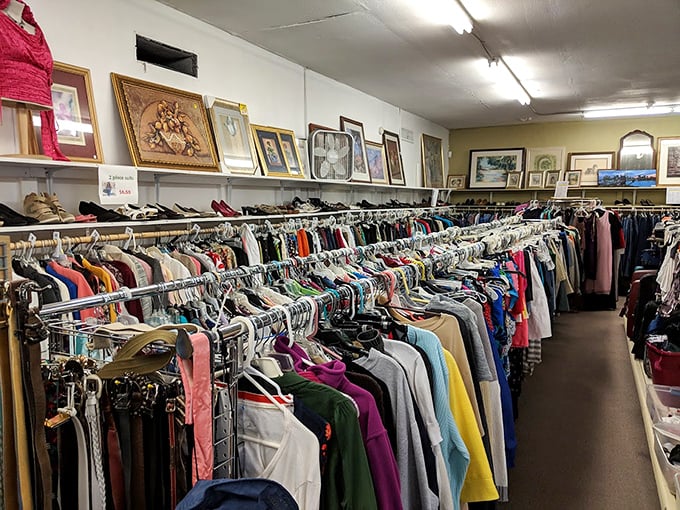 St. Vincent DePaul's modest storefront conceals a wonderland of secondhand treasures and charitable purpose.