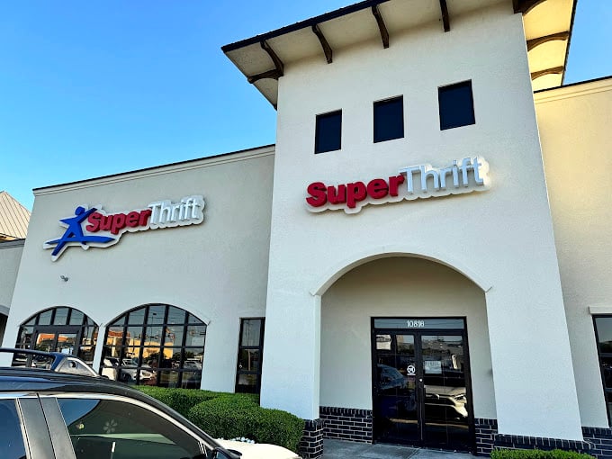 The architectural flair of Super Thrift suggests that what awaits inside isn't just secondhand&mdash;it's second chance elegance.