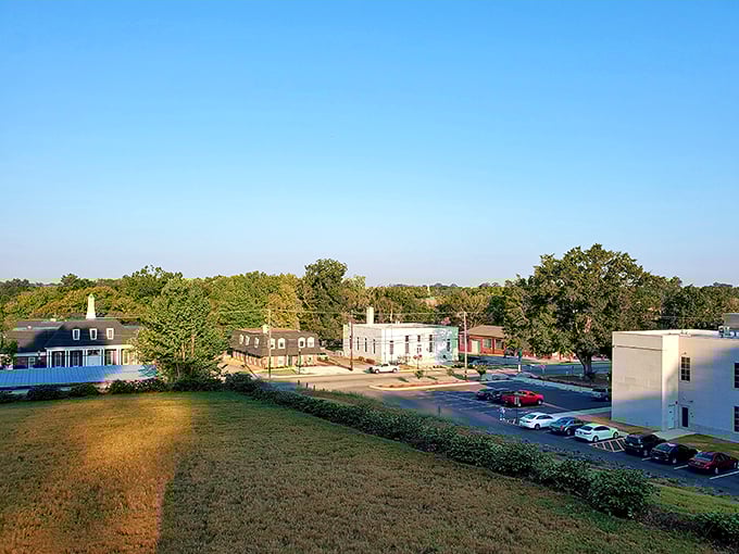 This aerial shot of Wetumpka shows why HGTV fell in love with it&mdash;small-town appeal with prices that won't require a Hollywood budget.