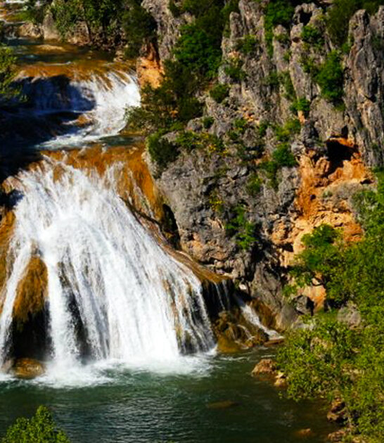 oklahoma waterfall picnic area ftr