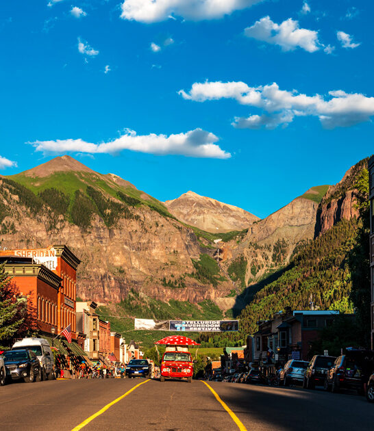 scenic tiny colorado town FTR