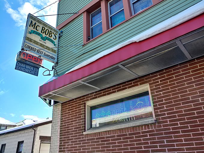 Welcome to McBob's, where the exterior is as unpretentious as a Midwest handshake, but inside lies a treasure trove of culinary delights.