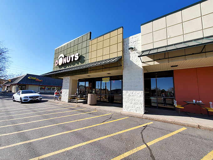 The unassuming storefront promises no frills, just thrills. Like finding a Michelin-starred restaurant in a strip mall, Yummy's exterior hides delicious secrets within.