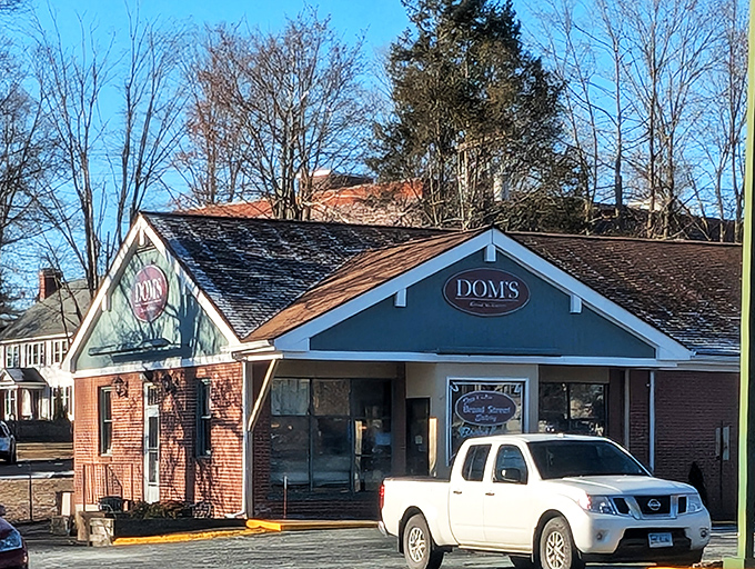 The blue-roofed beacon of breakfast bliss stands ready to welcome hungry Windsor residents. No fancy frills, just honest-to-goodness comfort food awaits inside.