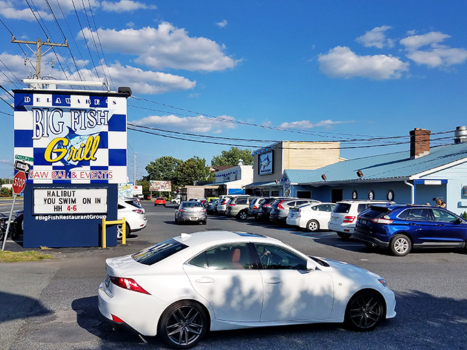 The unassuming exterior of Big Fish Grill belies the seafood paradise within. Like finding a pearl in an oyster, this Rehoboth Beach treasure awaits.